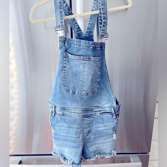STS Blue | Shorts | Sts Blue Distressed Denim Overalls Shorts | Poshmark